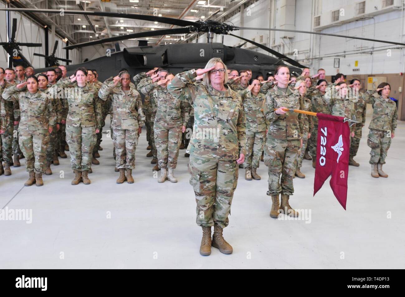 7220th medical support unit farewell ceremony hi-res stock photography ...
