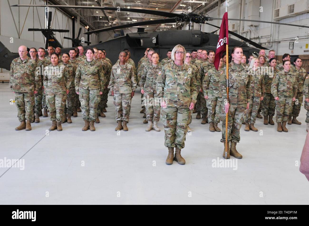7220th medical support unit farewell ceremony hi-res stock photography ...