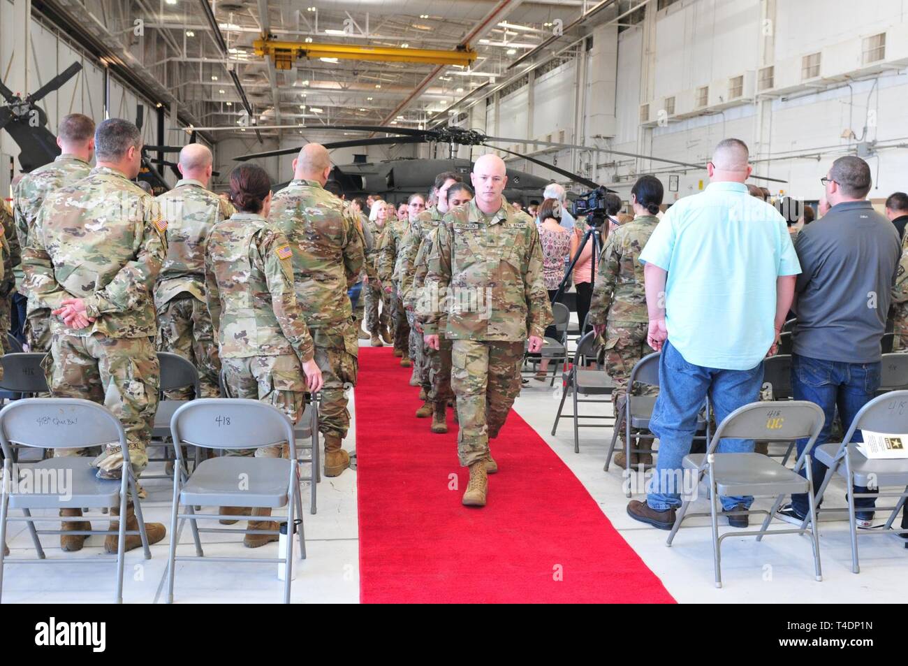 7220th medical support unit farewell ceremony hi-res stock photography ...