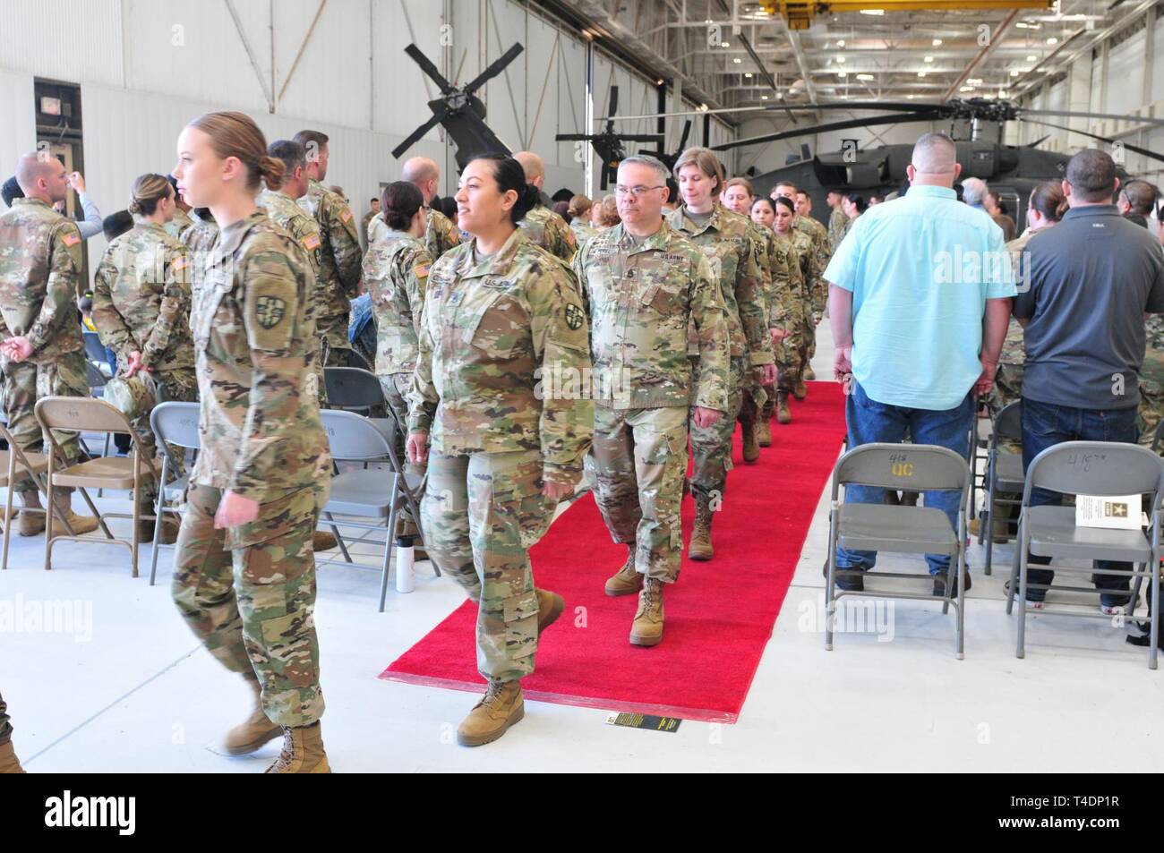7220th medical support unit farewell ceremony hi-res stock photography ...