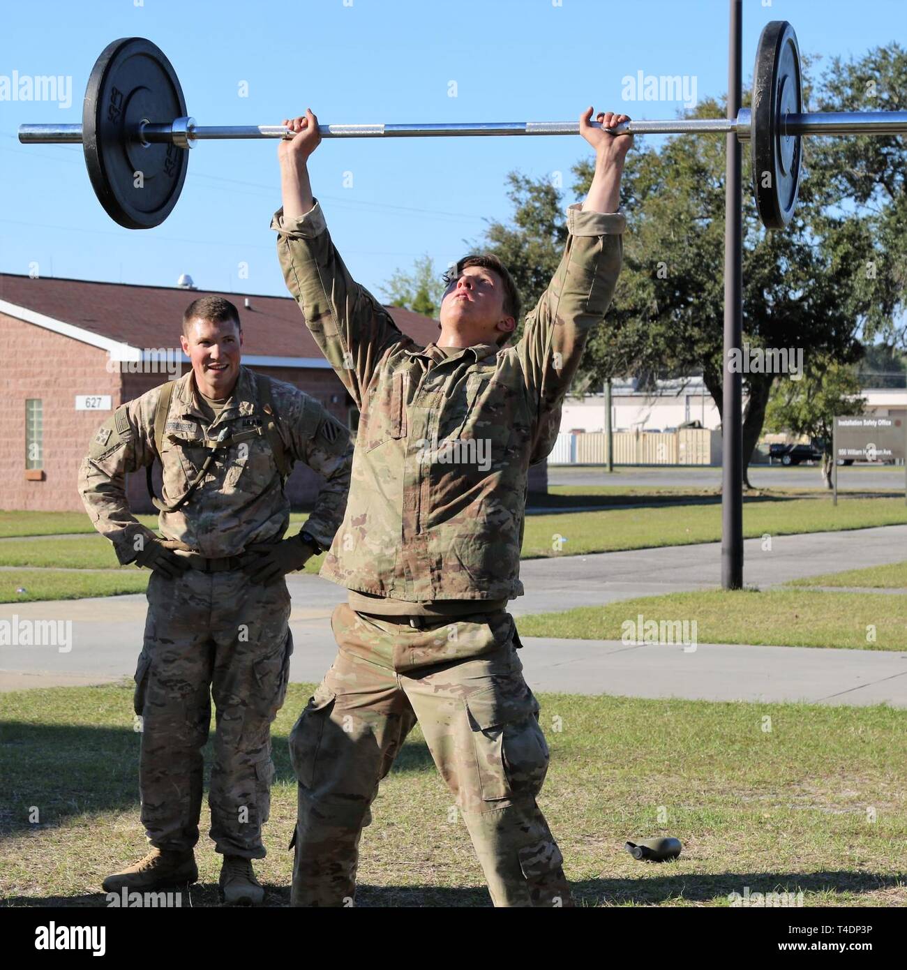 Soldiers from the 3rd Infantry Division compete in the final charge ...