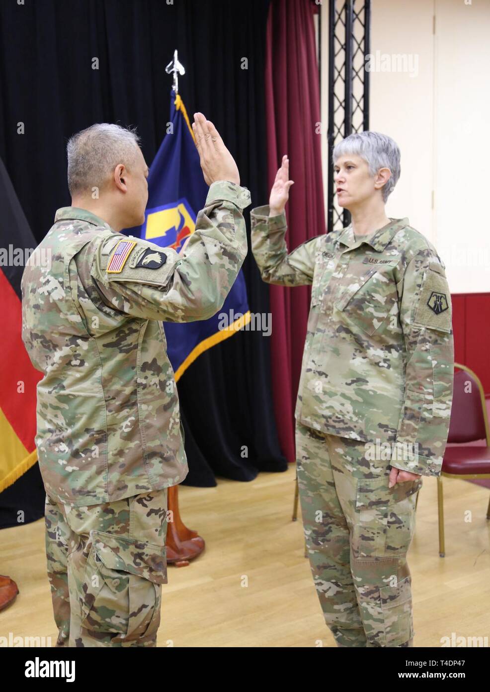 Col. Alex Wells, deputy commander of the 7th Mission Support Command ...