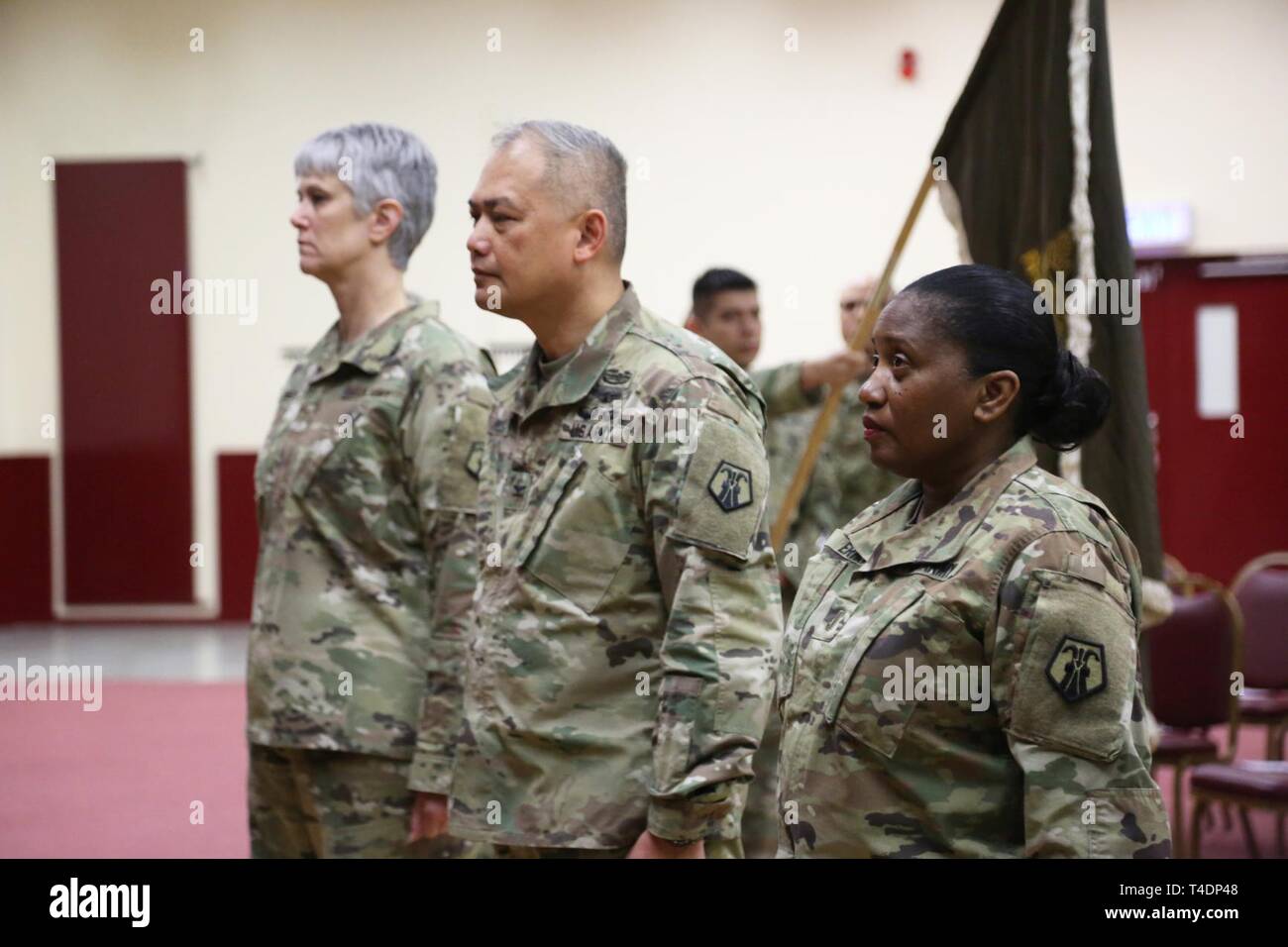 Outgoing Command Chief Warrant Officer Five Martha Ervin, right, 7th ...