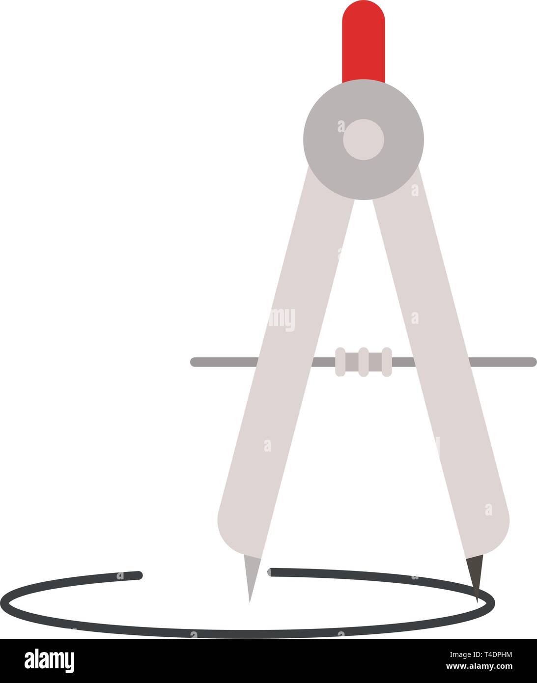 Cartoon compass geometry drawing school hi-res stock photography and ...