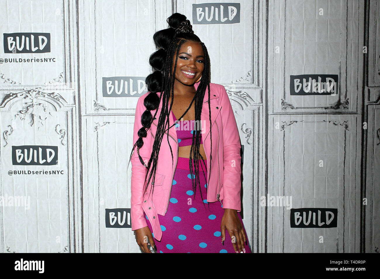 New York, USA. 15 Apr, 2019. Kyanna Simone Simpson at BUILD Series ...