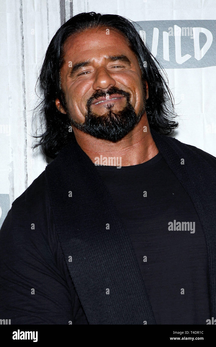 New York, USA. 15 Apr, 2019. Marcus LaVoi at BUILD Series, discussing ...