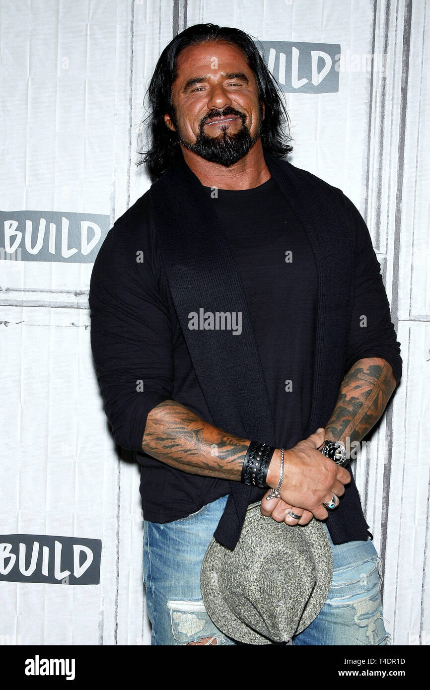 New York, USA. 15 Apr, 2019. Marcus LaVoi at BUILD Series, discussing ...