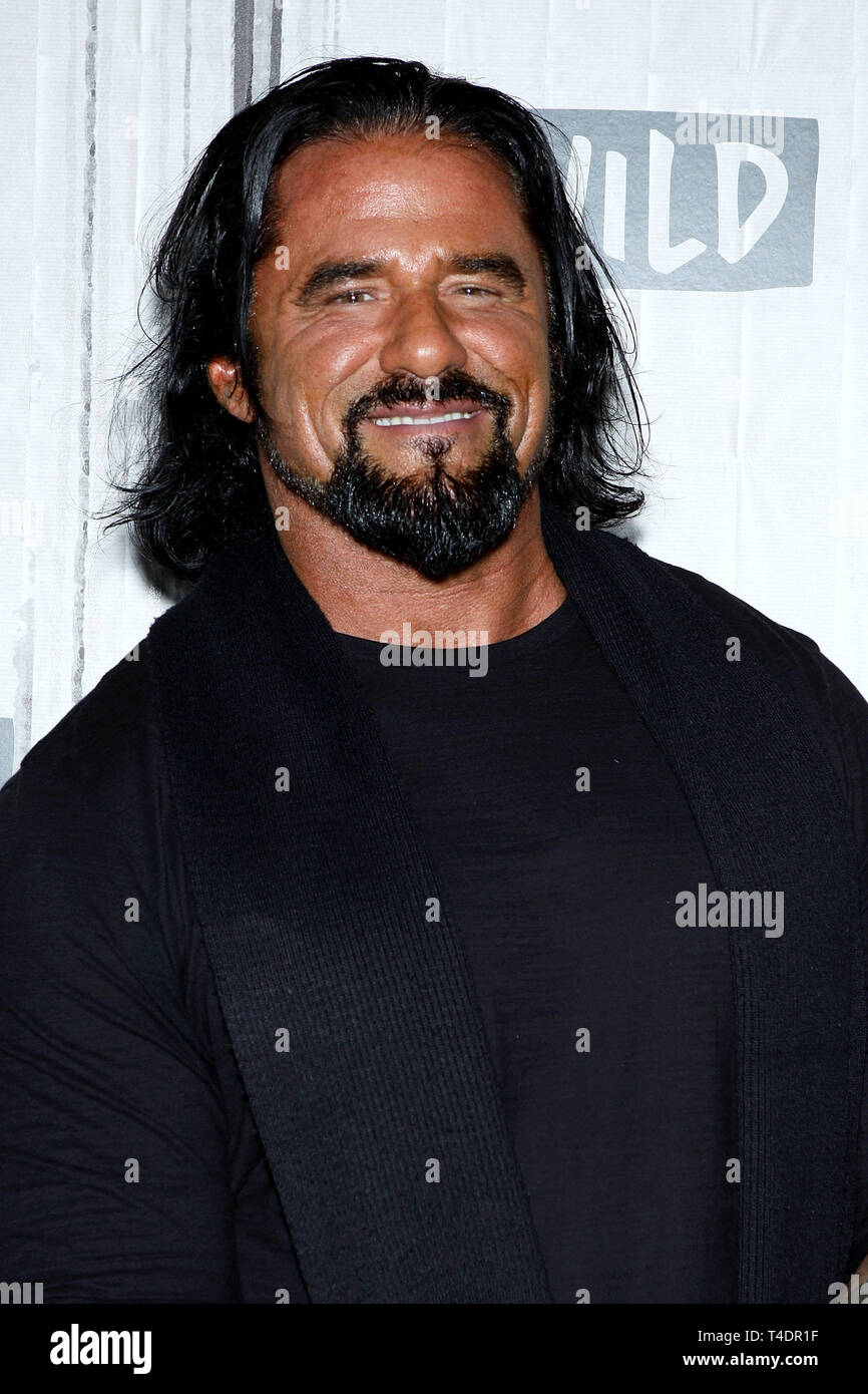 New York, USA. 15 Apr, 2019. Marcus LaVoi at BUILD Series, discussing ...