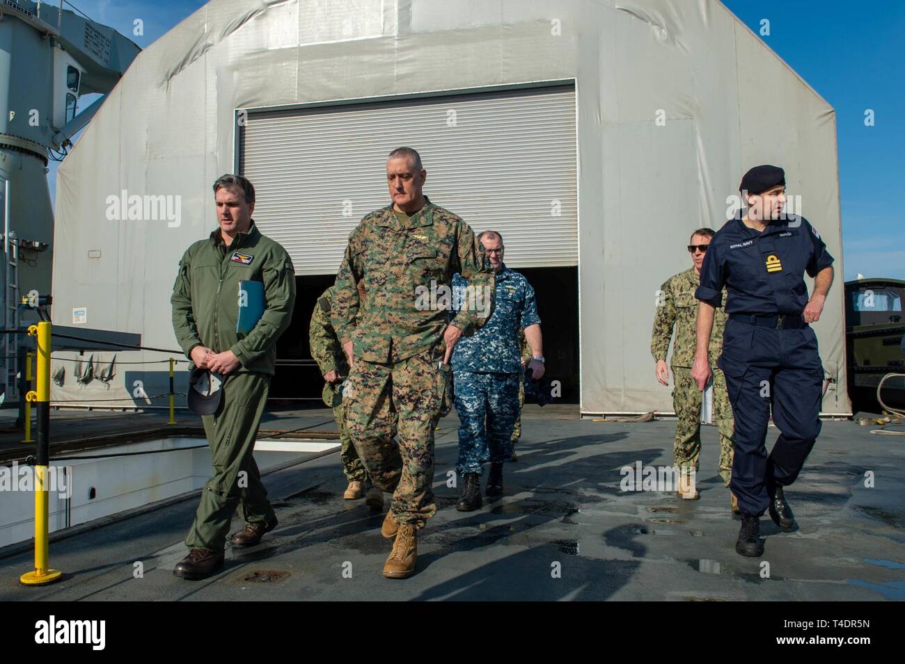 ATLANTIC OCEAN (March 25, 2019) Maj. Gen. David Coffman, director ...