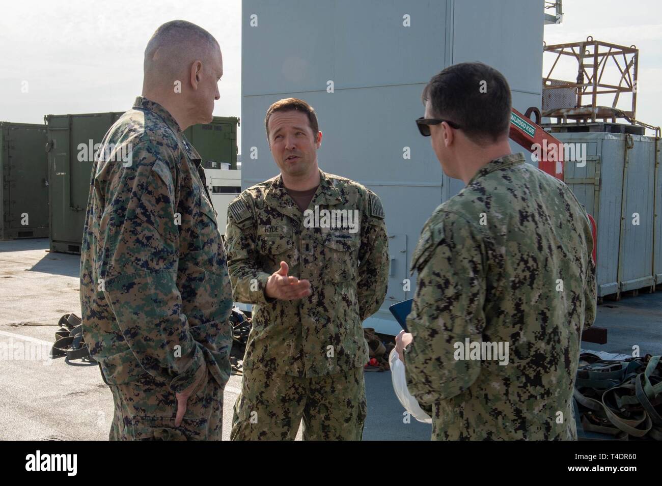 ATLANTIC OCEAN (March 25, 2019) Maj. Gen. David Coffman, director ...