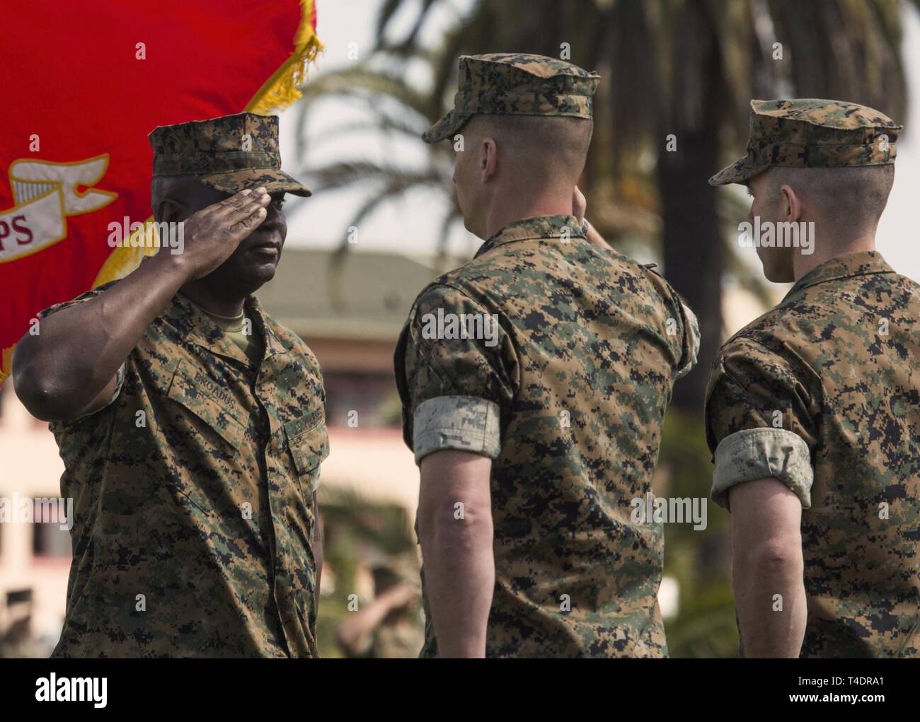 Sgt. Maj. Alfred R. Broadus, former Sergeant Major of Headquarters and ...