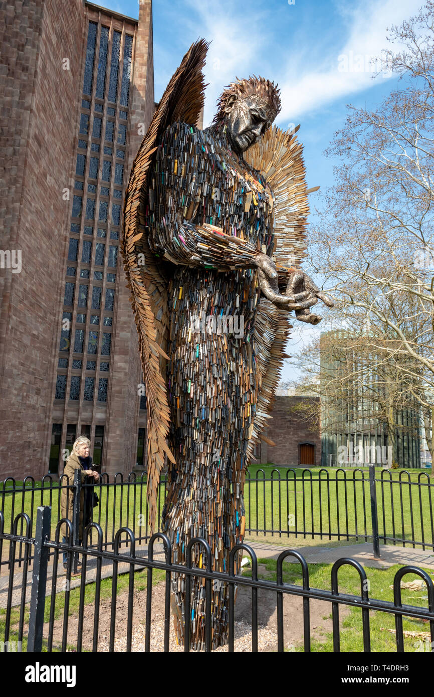 The knife angel statue hi-res stock photography and images - Alamy