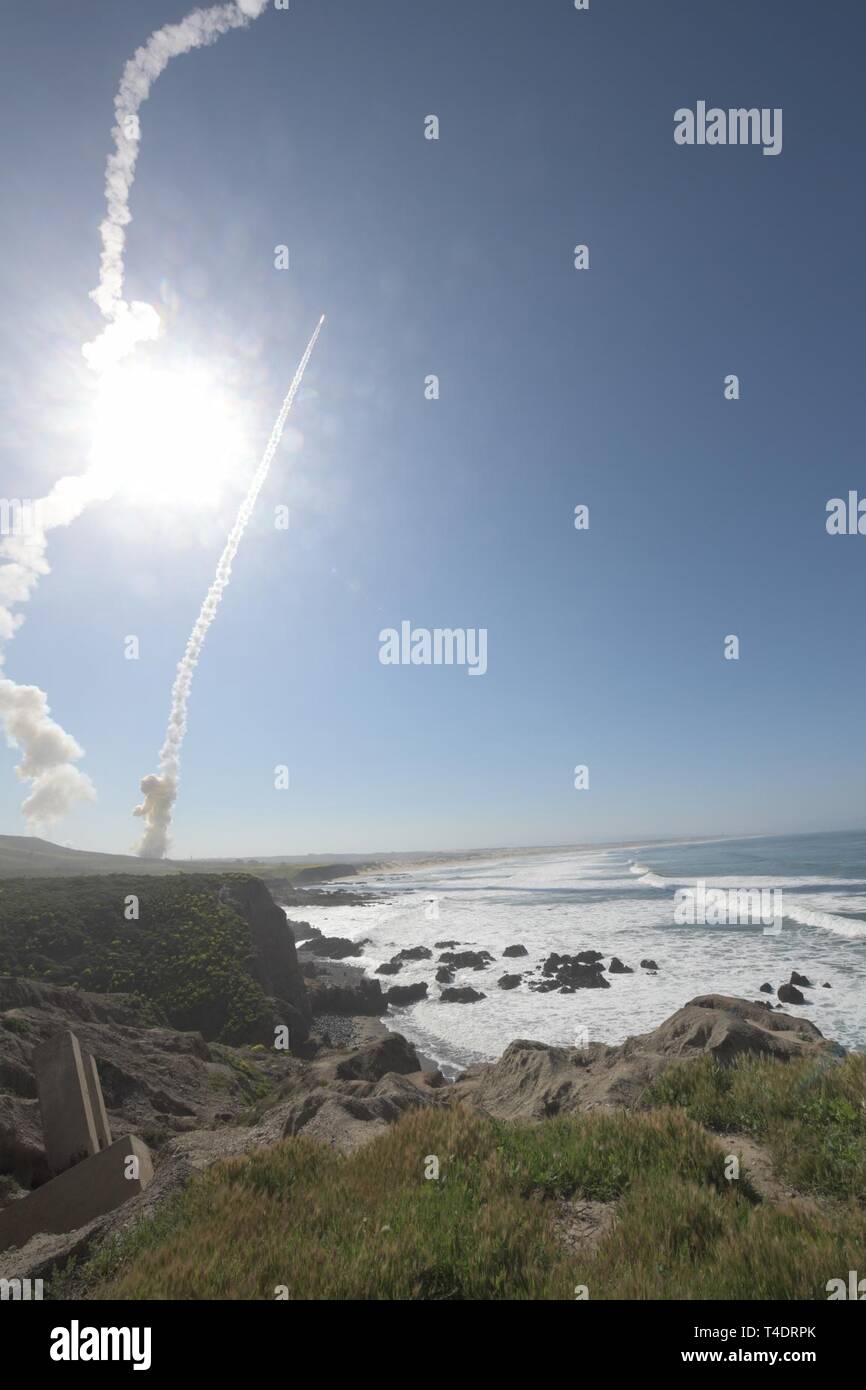Two long-range Ground-based Interceptors launched from Vandenberg Air ...