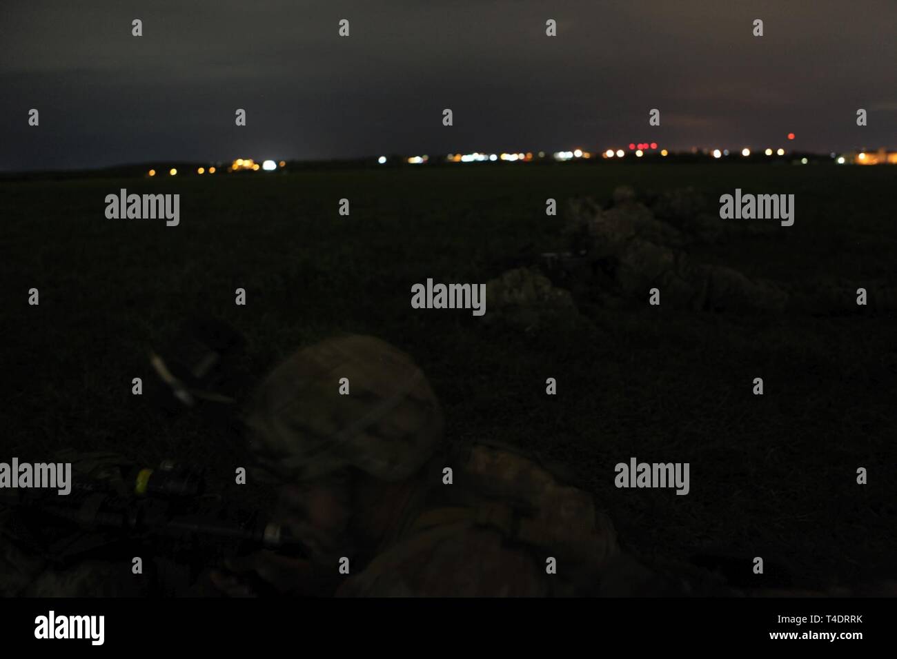 U.S. Army National Guard Soldiers with A co. 1st Battalion, 143rd ...