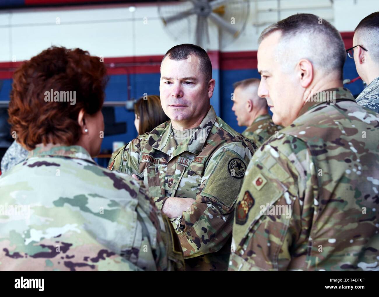 Chief Master Sgt. Michael Cornitius, command chief of the Texas Air ...