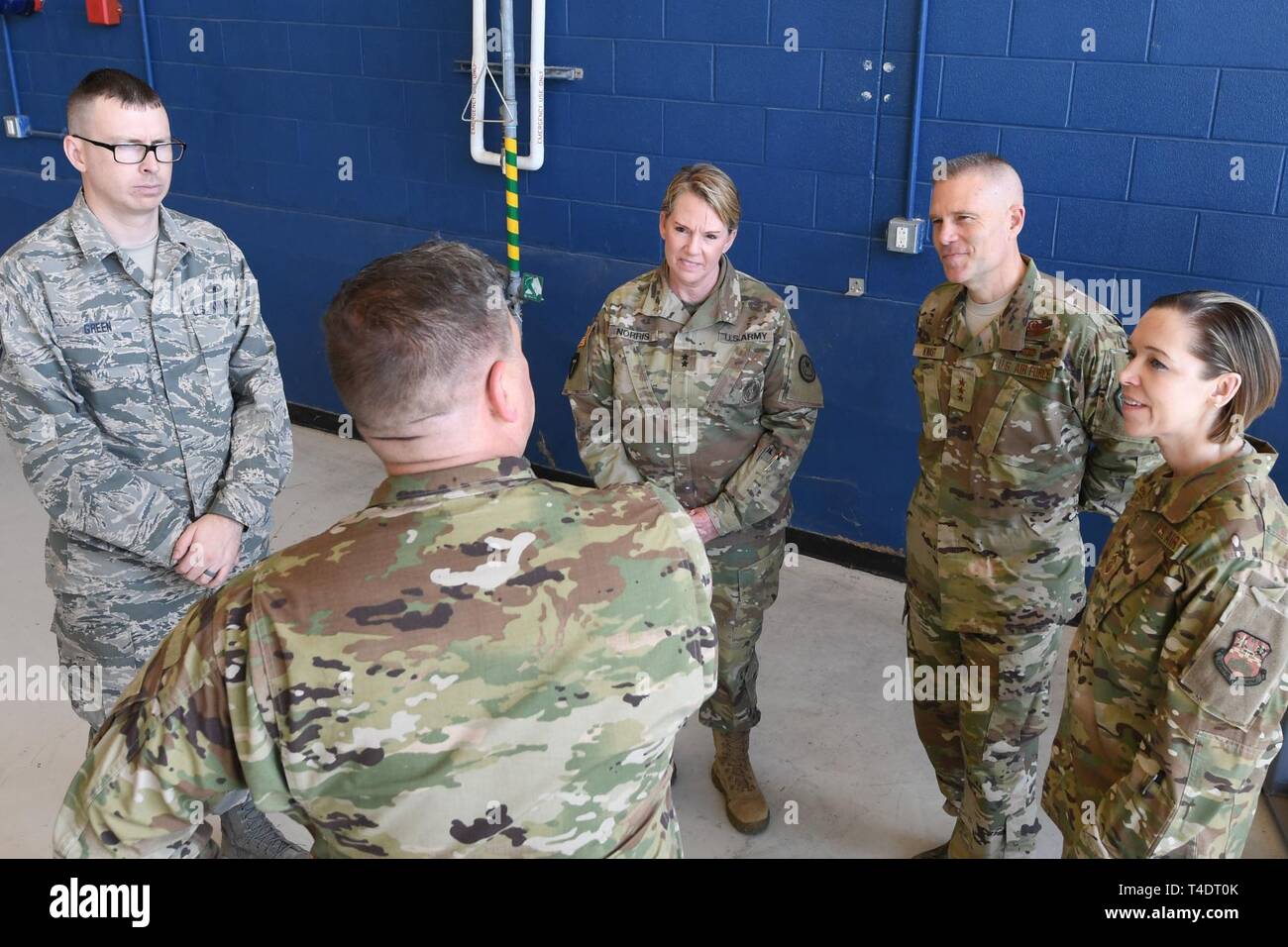Lt. Col. Darren Bemis, commander of the 149th Maintenance Group, and ...
