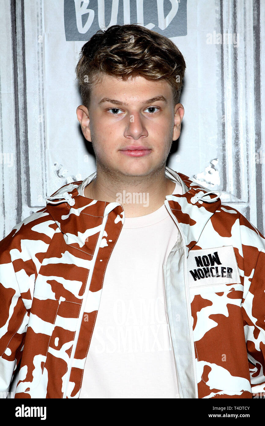 New York, USA. 15 Apr, 2019. Justin Roberts at BUILD Series, discussing ...