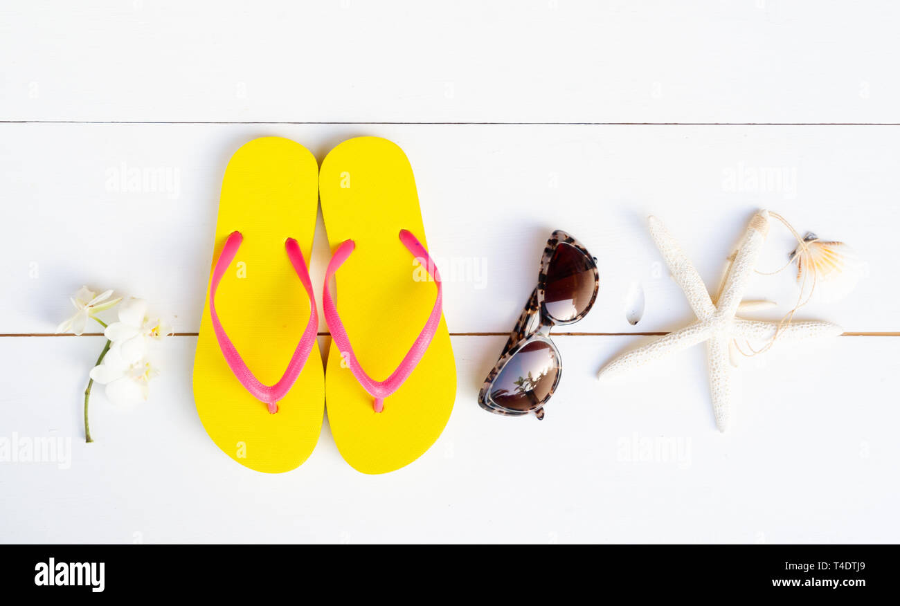 Summer flat lay scenery Stock Photo - Alamy