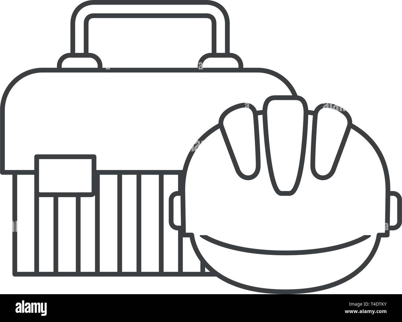 construction tool box isolated icon Stock Vector Image & Art - Alamy