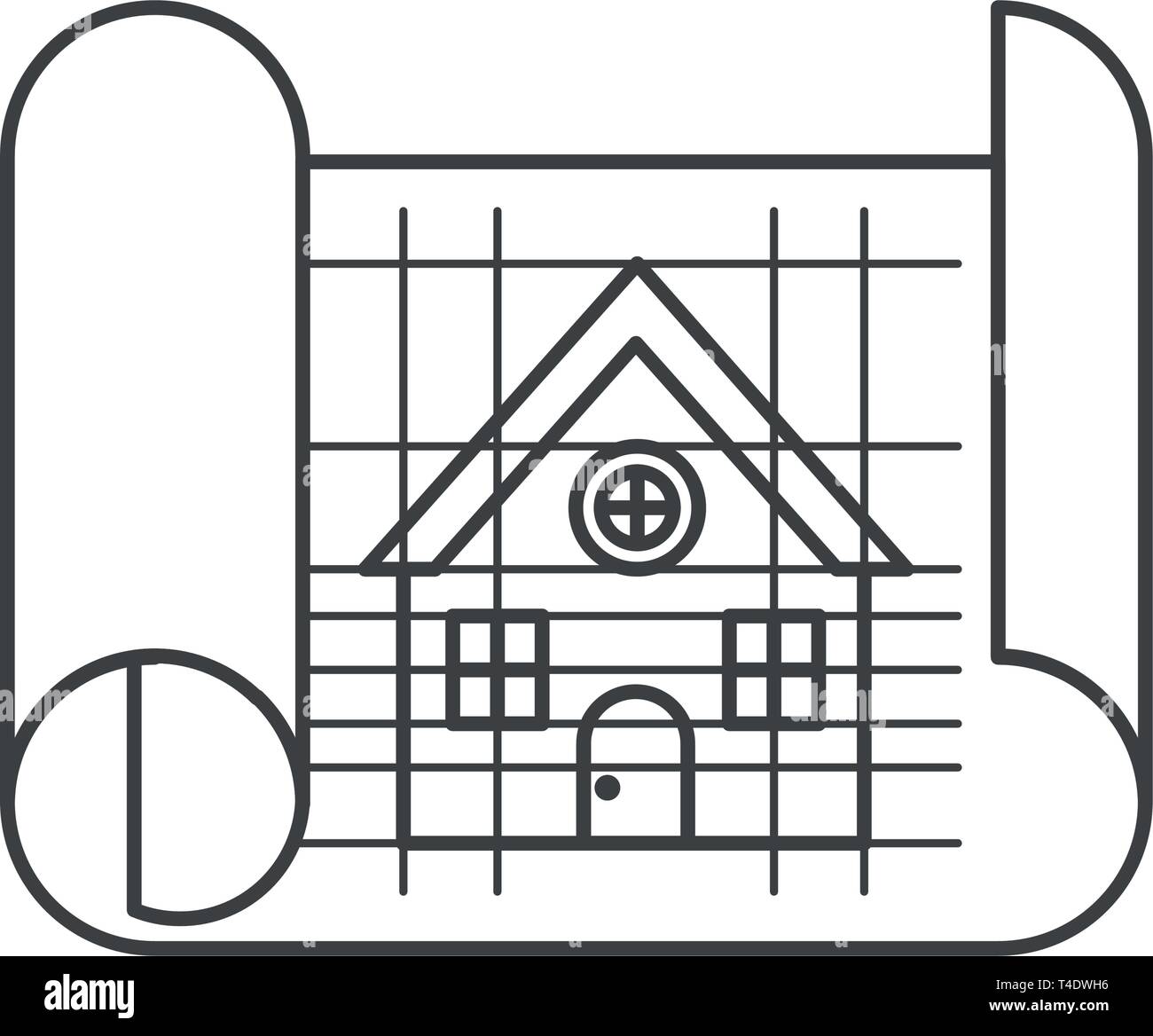construction plan isolated icon Stock Vector Image & Art - Alamy