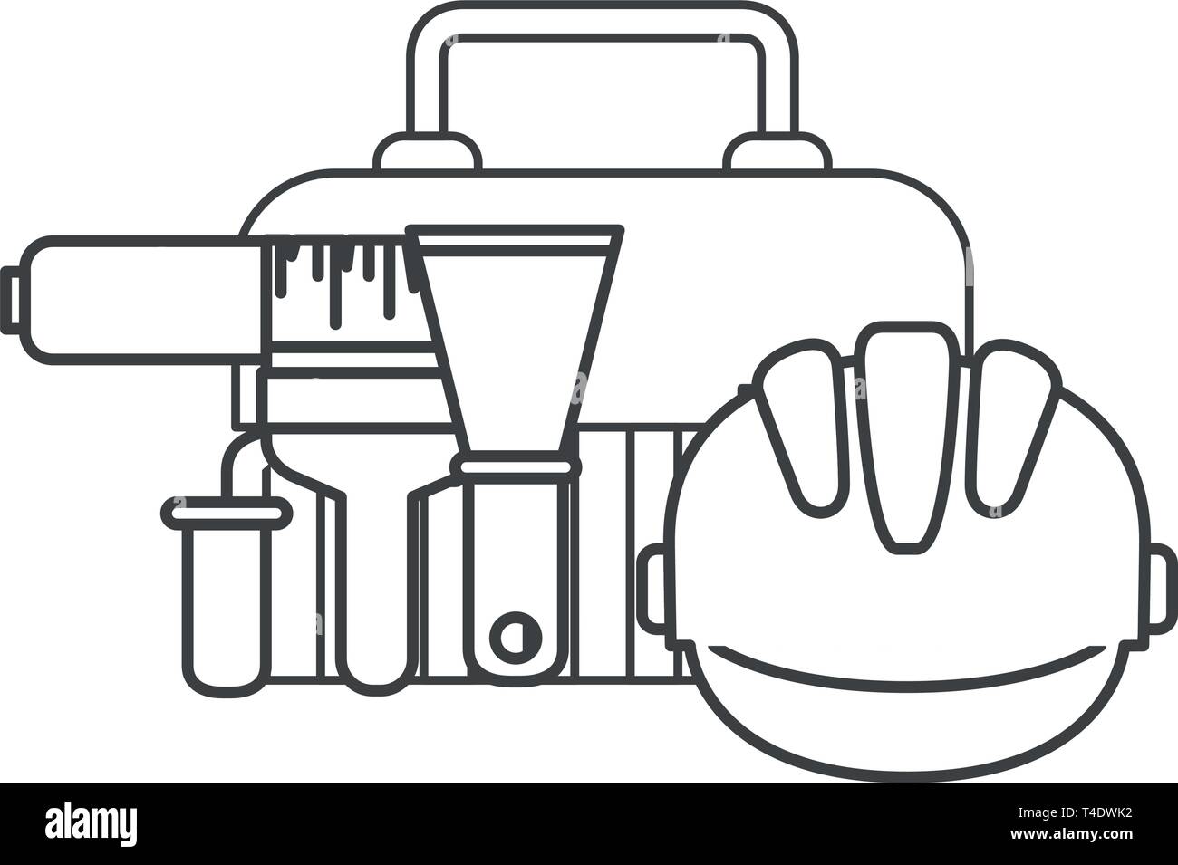 construction tool box isolated icon Stock Vector Image & Art - Alamy