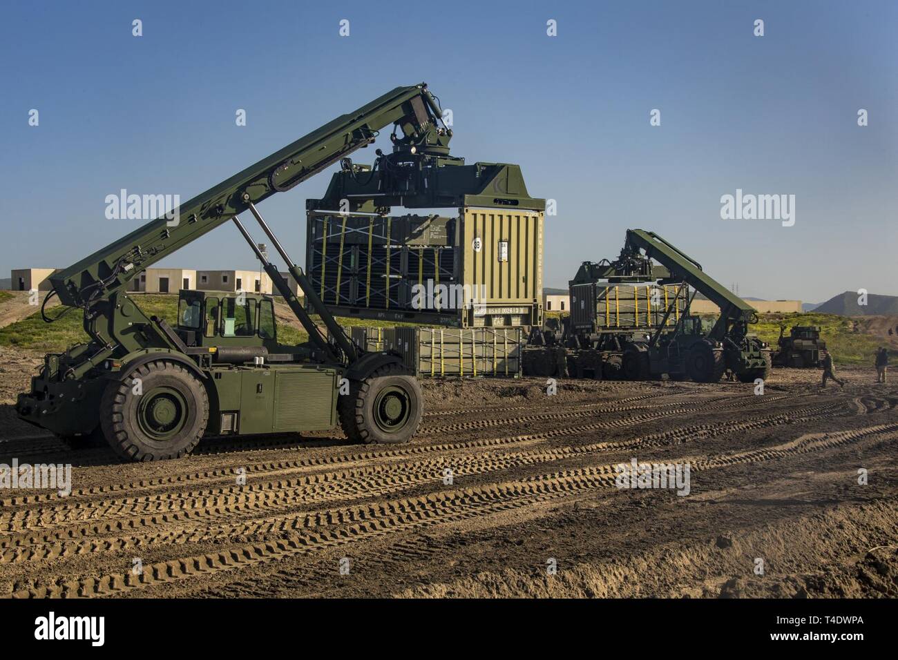 U.S. Marines with 1st Transportation Support Battalion, 1st Marine ...