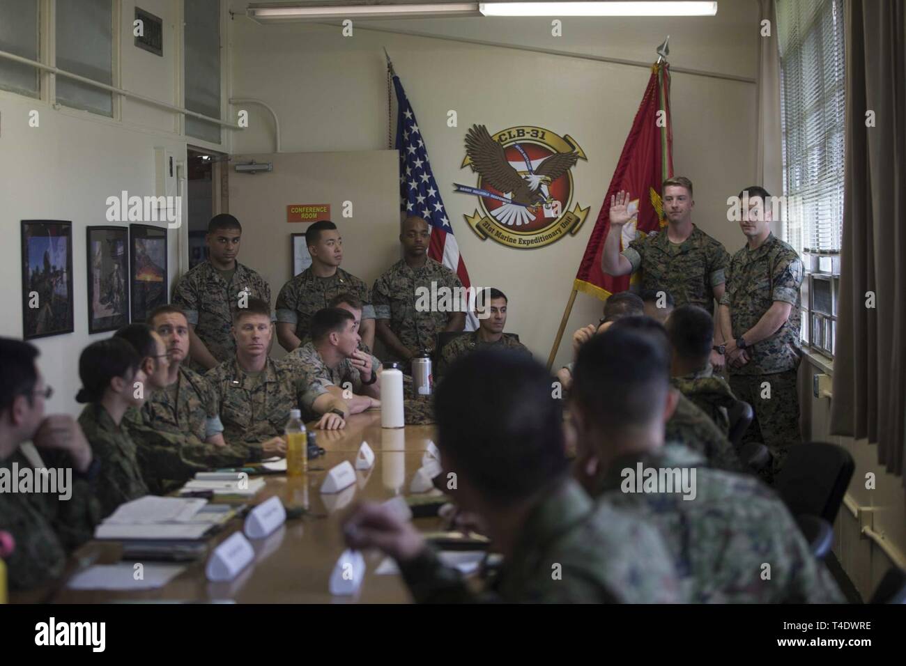Marines with Combat Logistics Battalion 31, 31st Marine Expeditionary ...