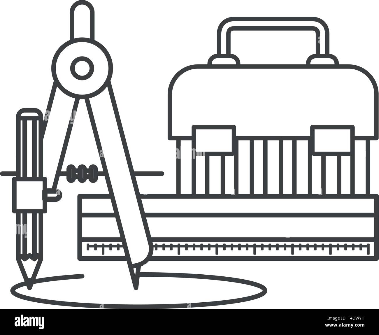 construction tool box isolated icon Stock Vector Image & Art - Alamy