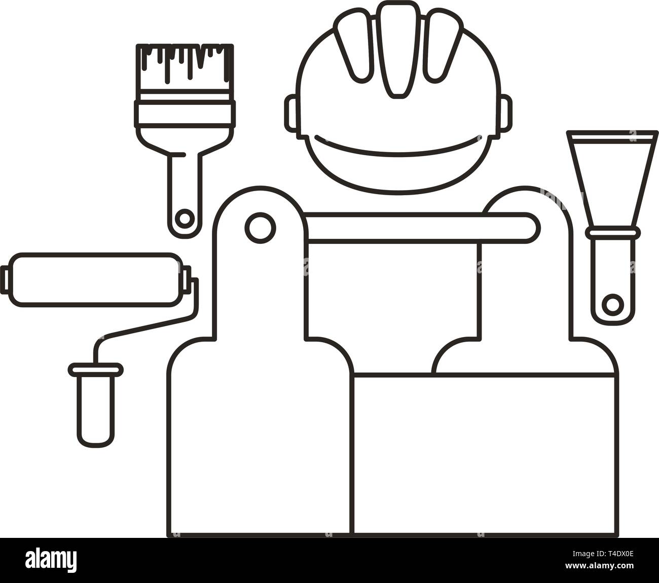 construction tool box isolated icon Stock Vector Image & Art - Alamy