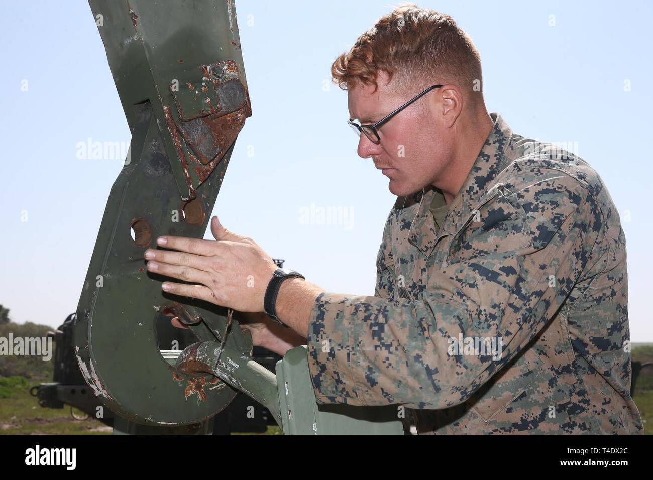 U.S. Marine Corps Lance Cpl. Kevin Downer, a motor transportation ...