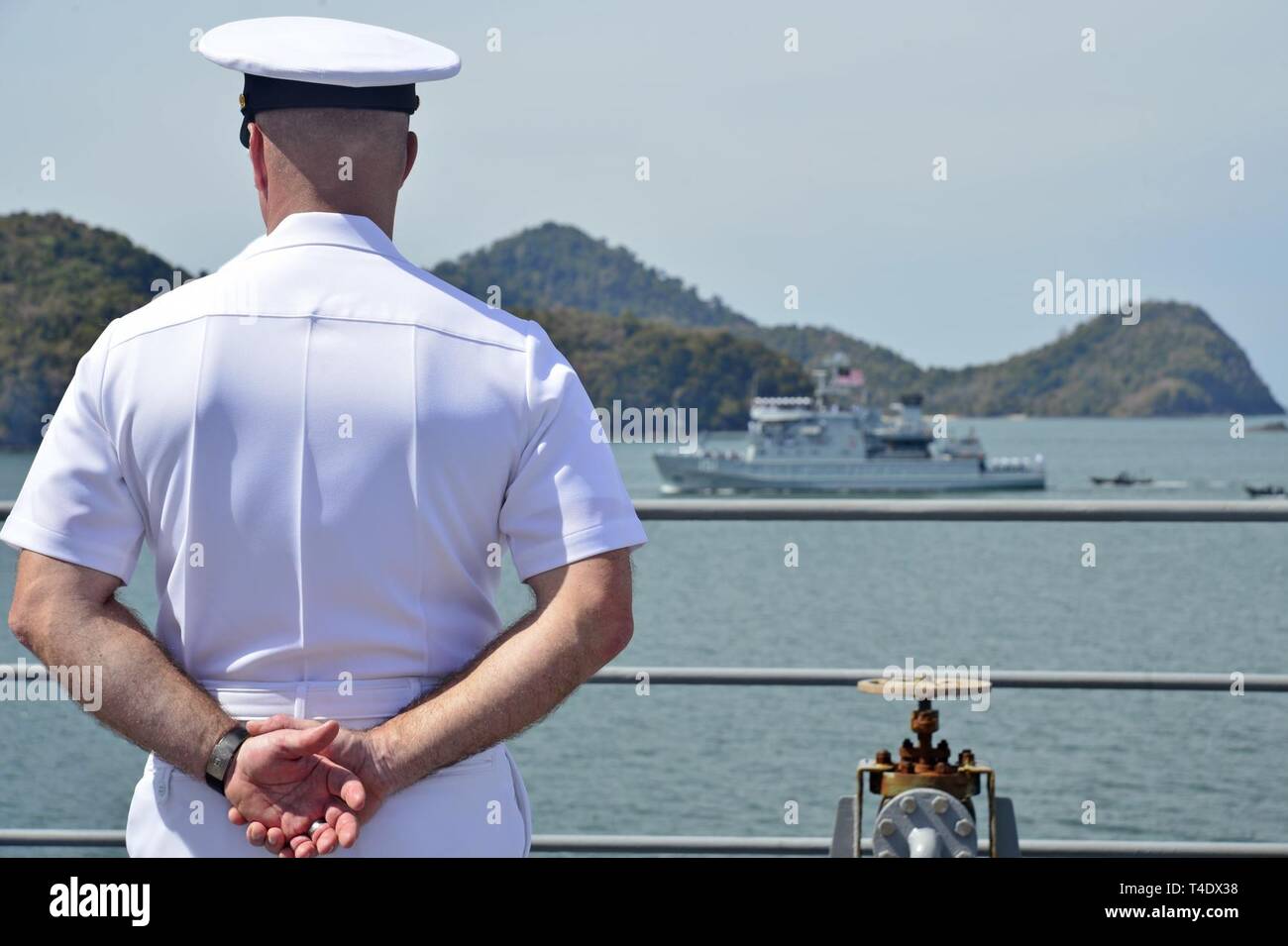 LANGKAWI, Malaysia (March 27, 2019) - U.S. 7th Fleet Flagship USS Blue ...