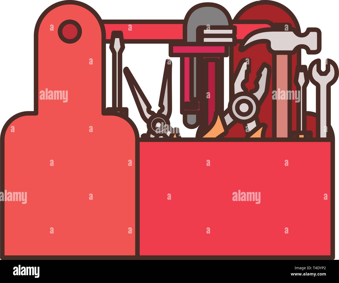 construction tool box isolated icon Stock Vector Image & Art - Alamy