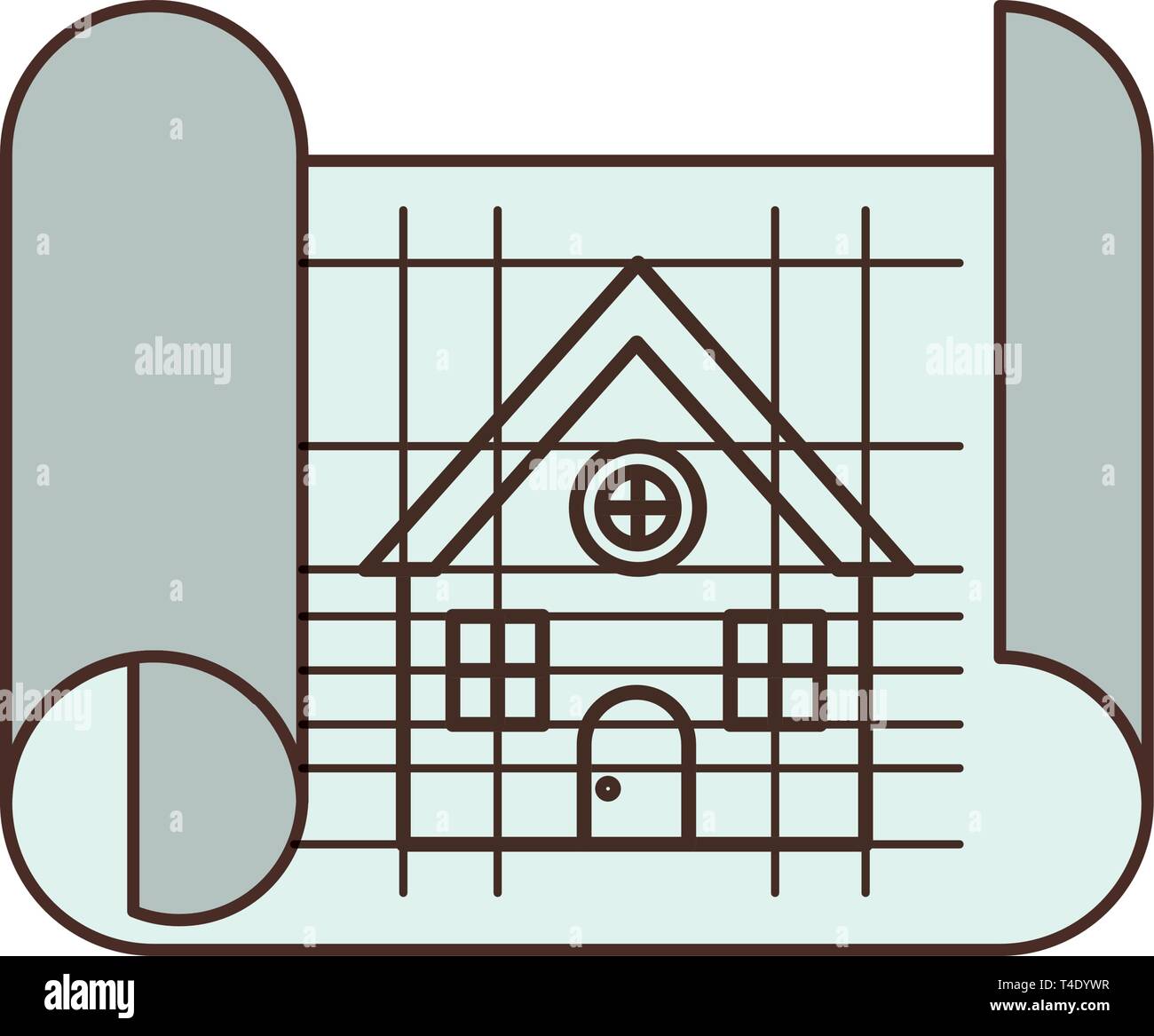 construction plan isolated icon Stock Vector Image & Art - Alamy