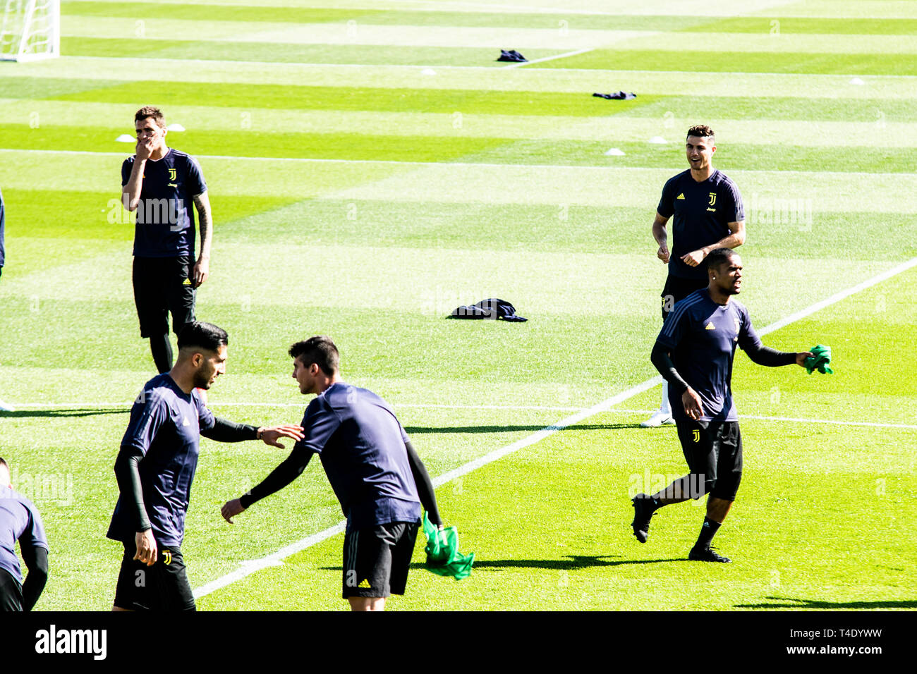 Cristiano Ronaldo of Juventus during the Juventus training session ...