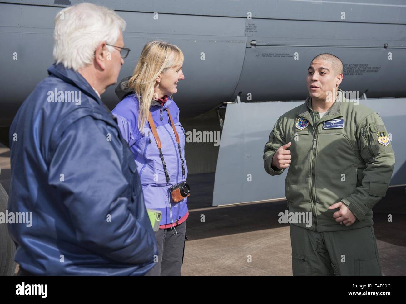 U.S. Air Force Capt. Carlos Espino, 20th Bomb Squadron copilot ...
