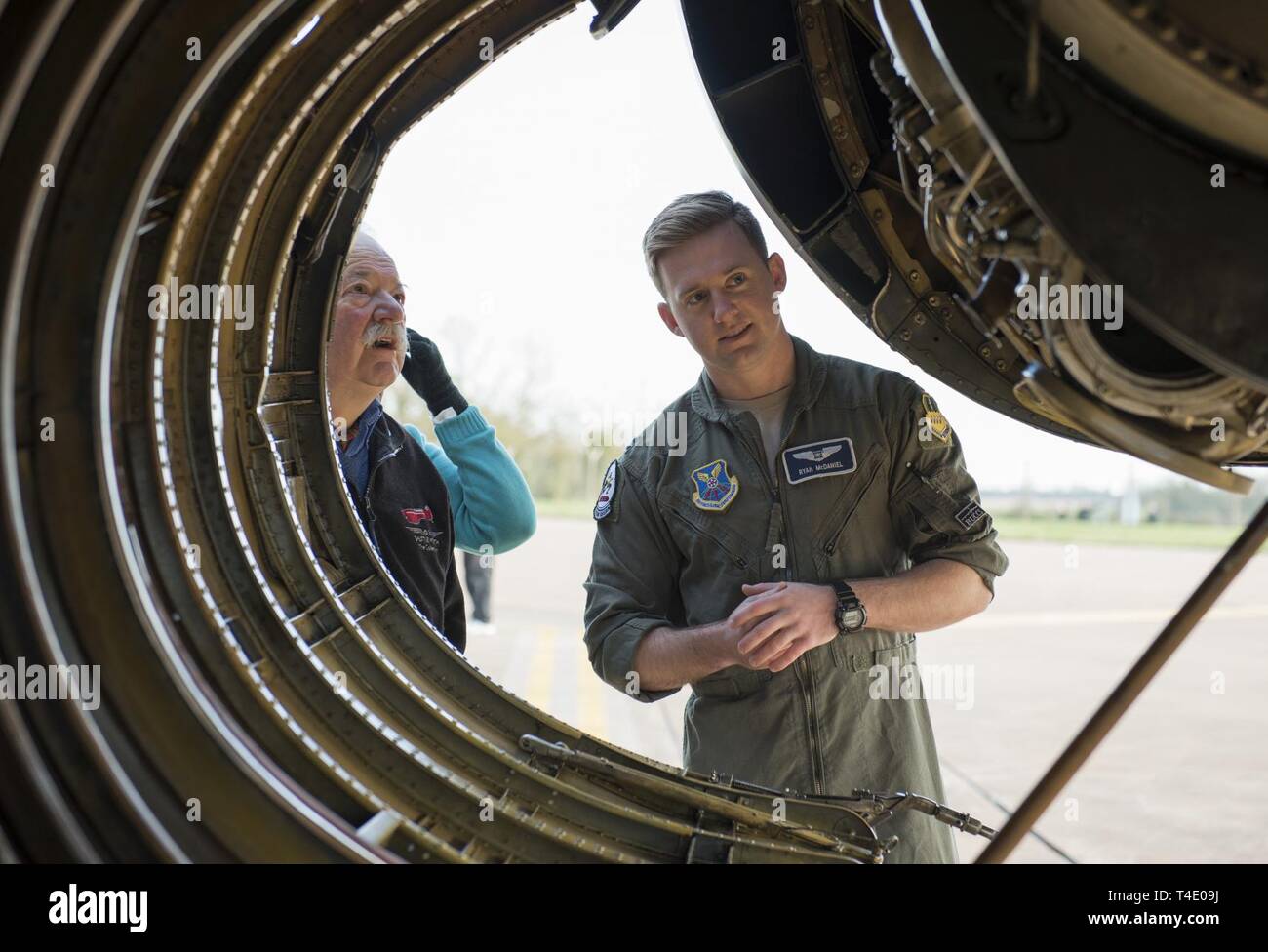 U.S. Air Force Capt. Ryan McDaniel, a B-52 Stratofortress pilot ...
