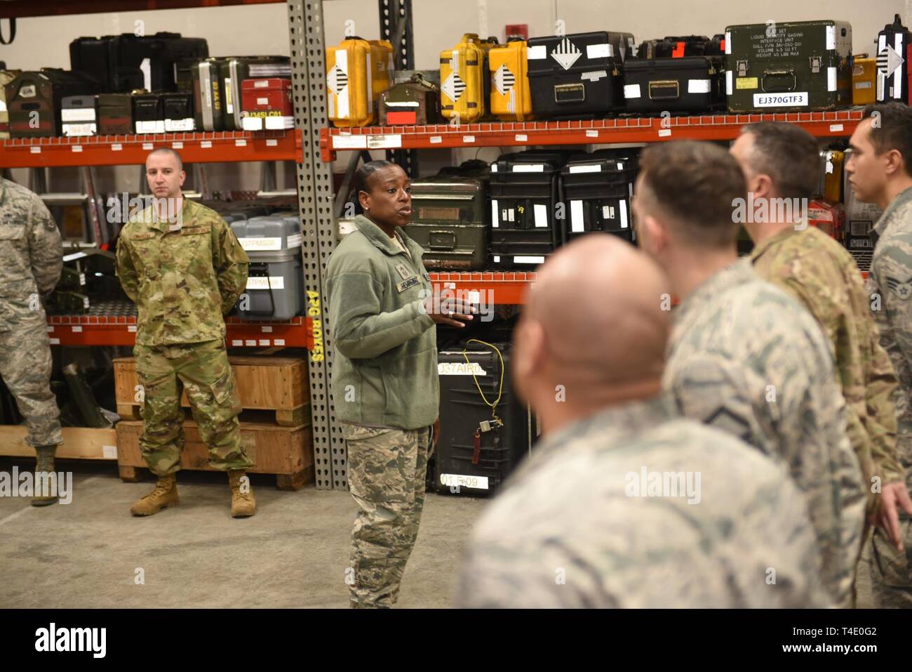 Chief master sergeant rochelle hemingway hi-res stock photography and ...
