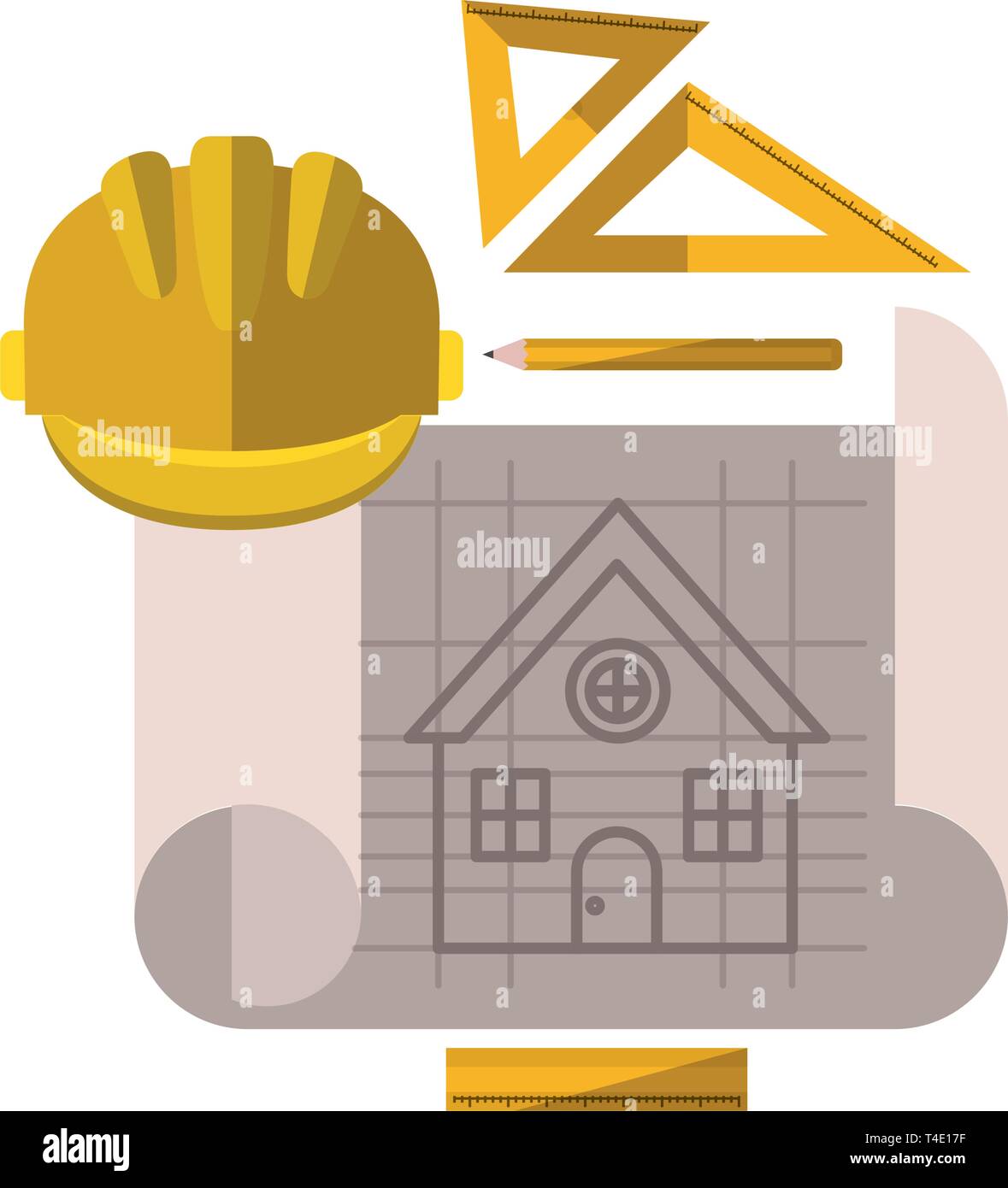 construction plan isolated icon Stock Vector Image & Art - Alamy