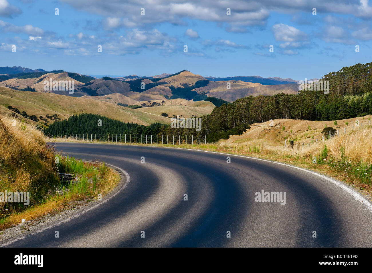 Views around every corner when driving in New Zealand Stock Photo - Alamy