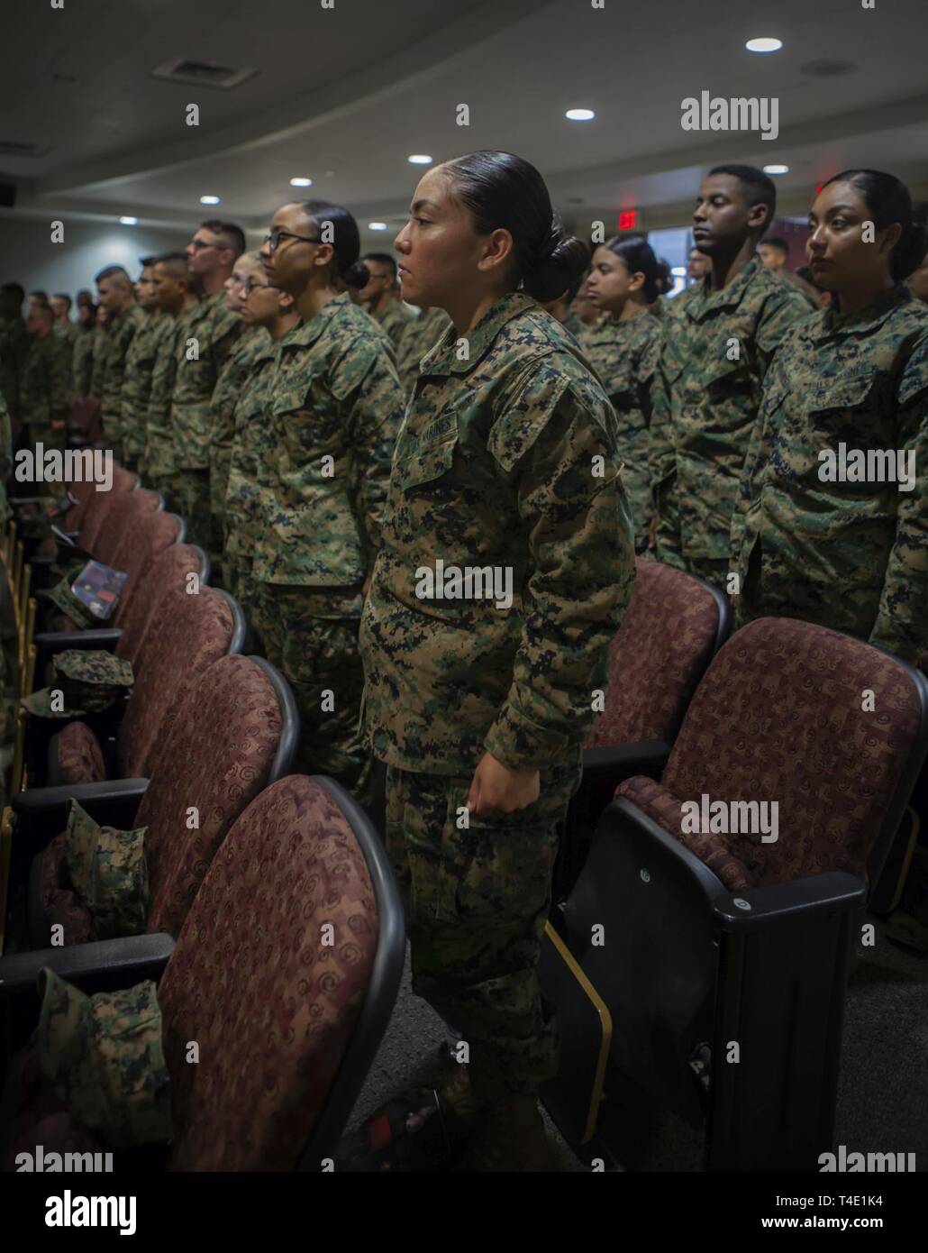 U.S. Marines assigned to Marine Corps Combat Service Support Schools ...