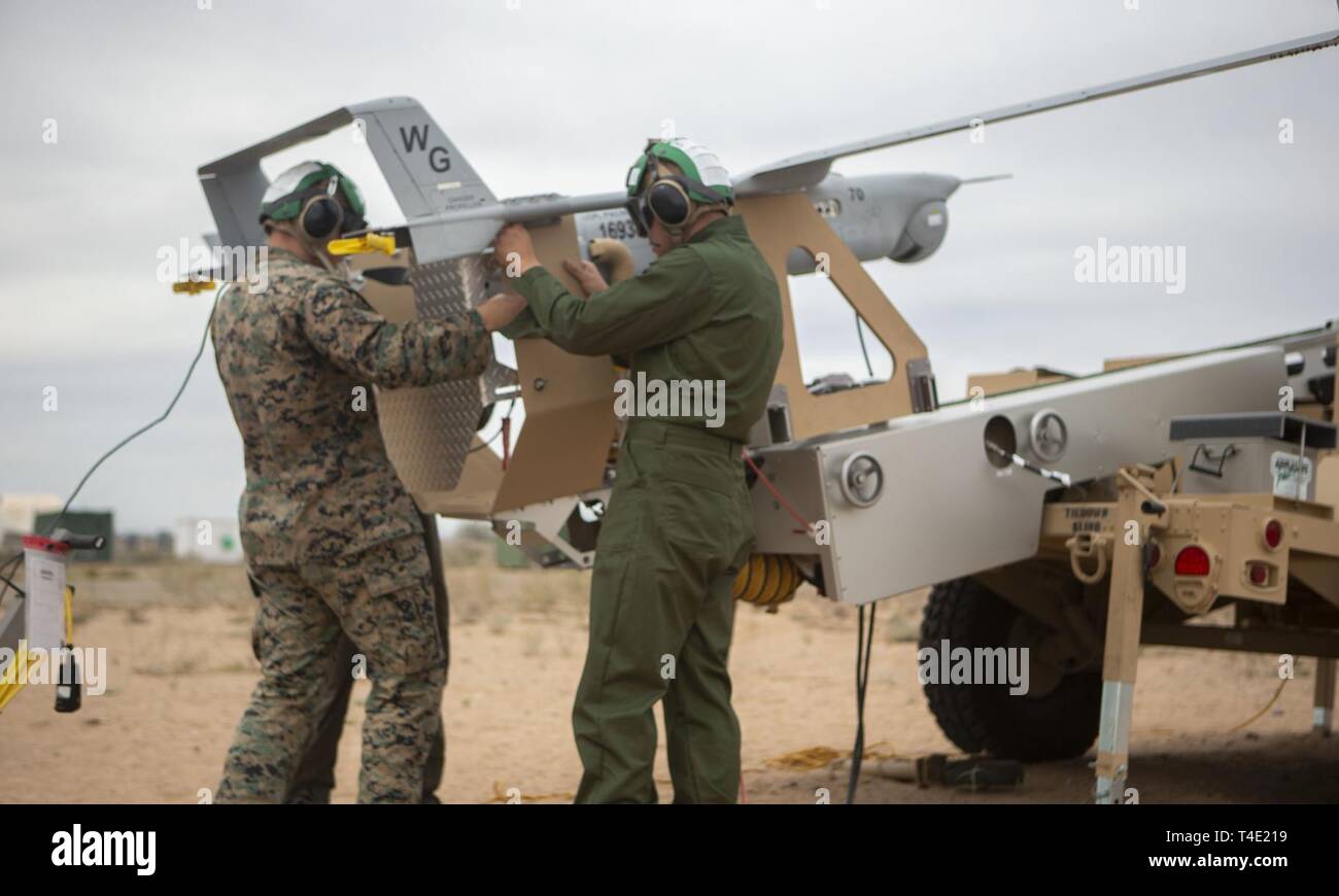 Marine unmanned aerial vehicle squadron one hi-res stock photography ...