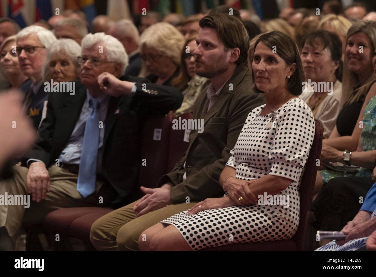 The wife of U.S. Army Gen. Joseph L. Votel, Michele Votel, (right ...