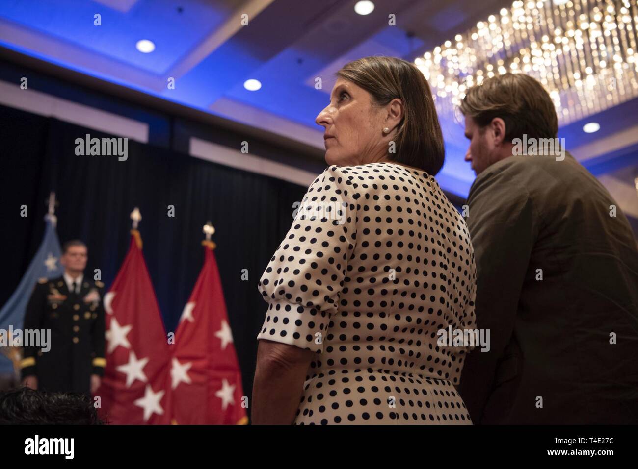 The wife of U.S. Army Gen. Joseph L. Votel, Michele Votel, and son ...