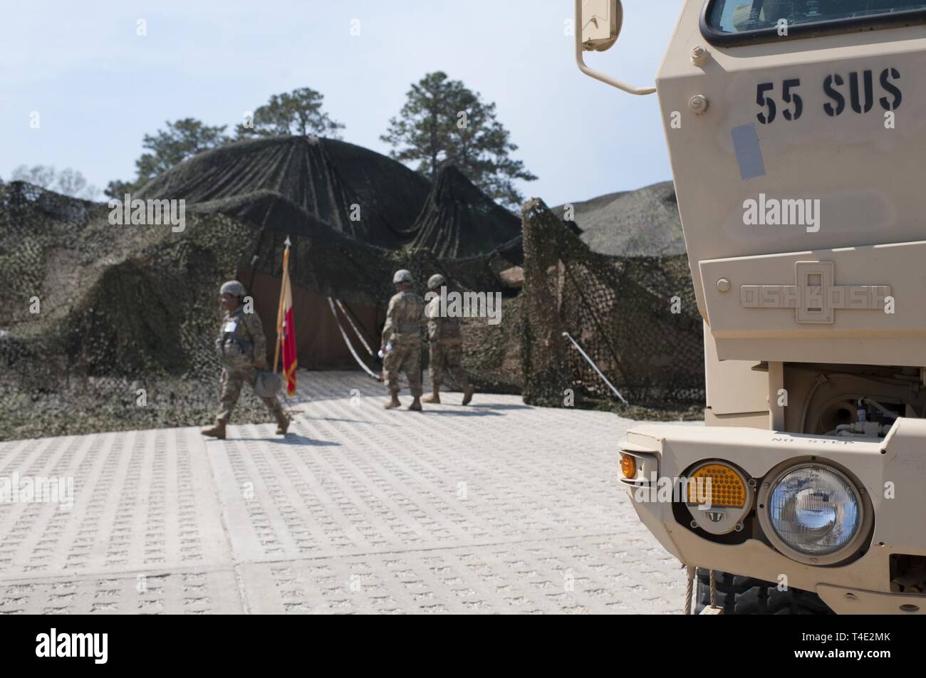 Soldiers with the 55th Sustainment Brigade, 310th Sustainment Command ...