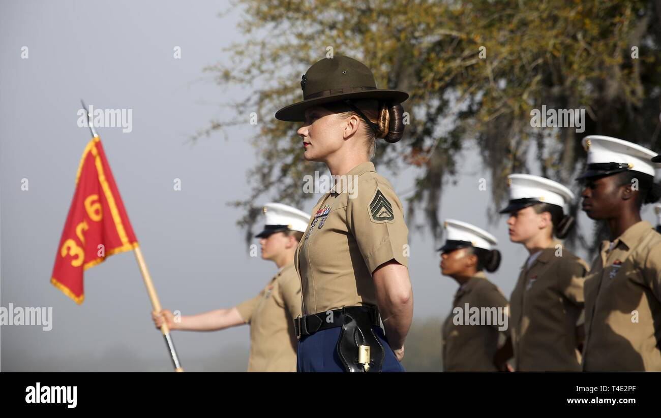 Marines with India Company, 3rd Recruit Training Battalion, graduated ...