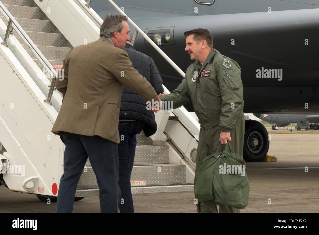 U.S. Air Force Col. Christopher Amrhein, 100th Air Refueling Wing ...