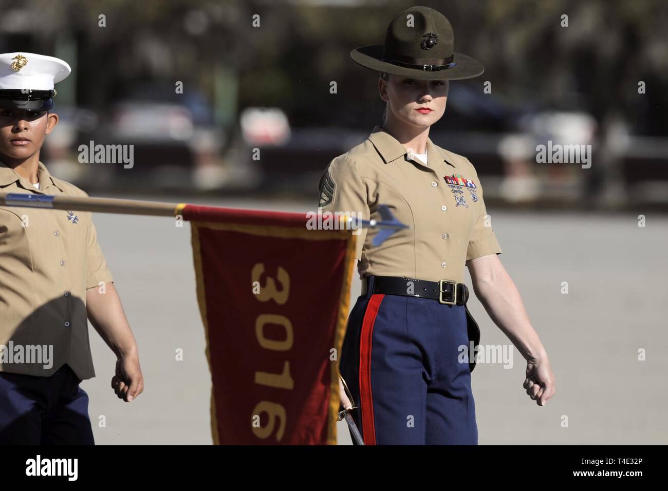 Marines with India Company, 3rd Recruit Training Battalion, graduated ...