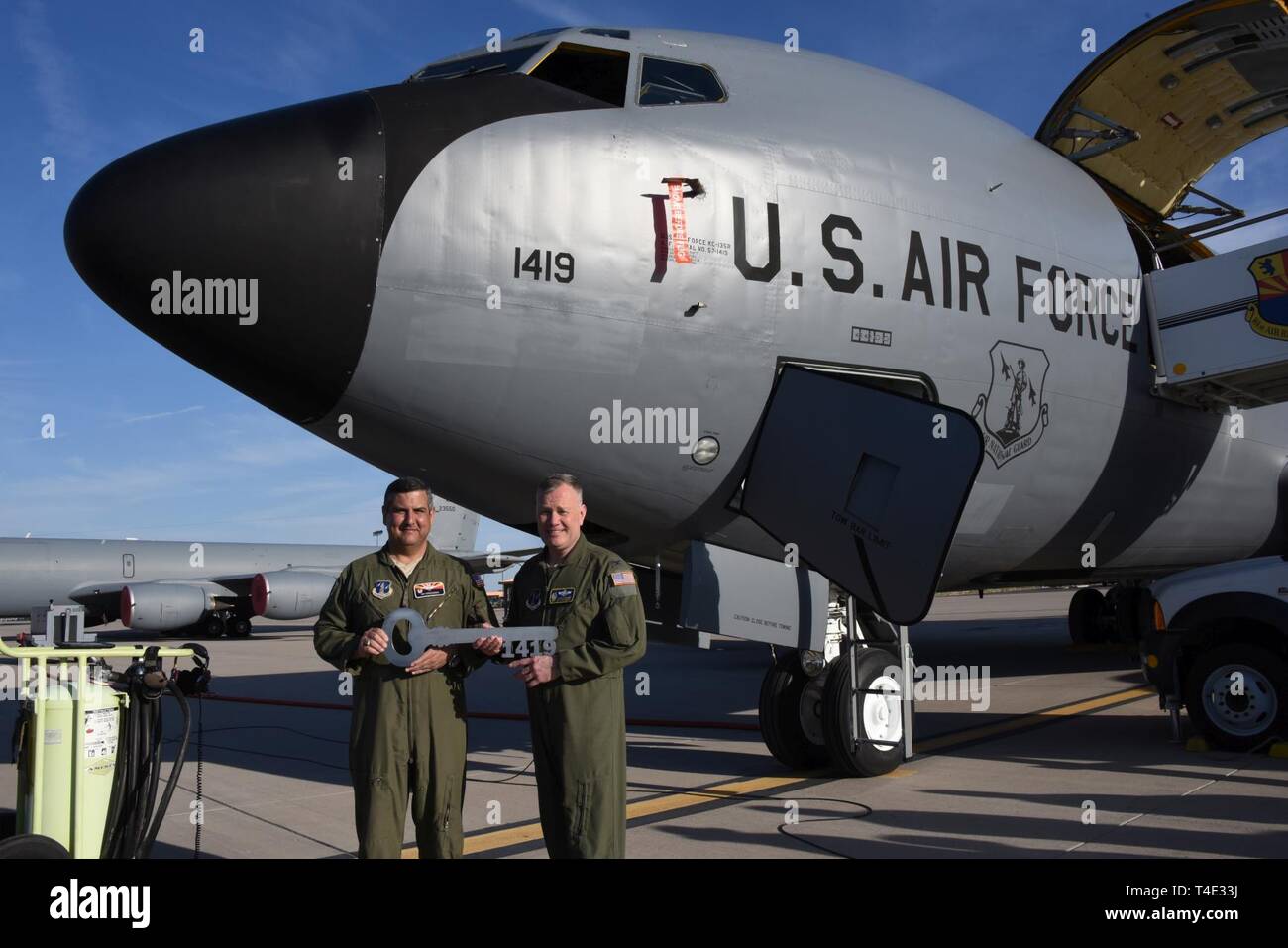 Colonel Patrick Donaldson, commander, 161st Air Refueling Wing ...