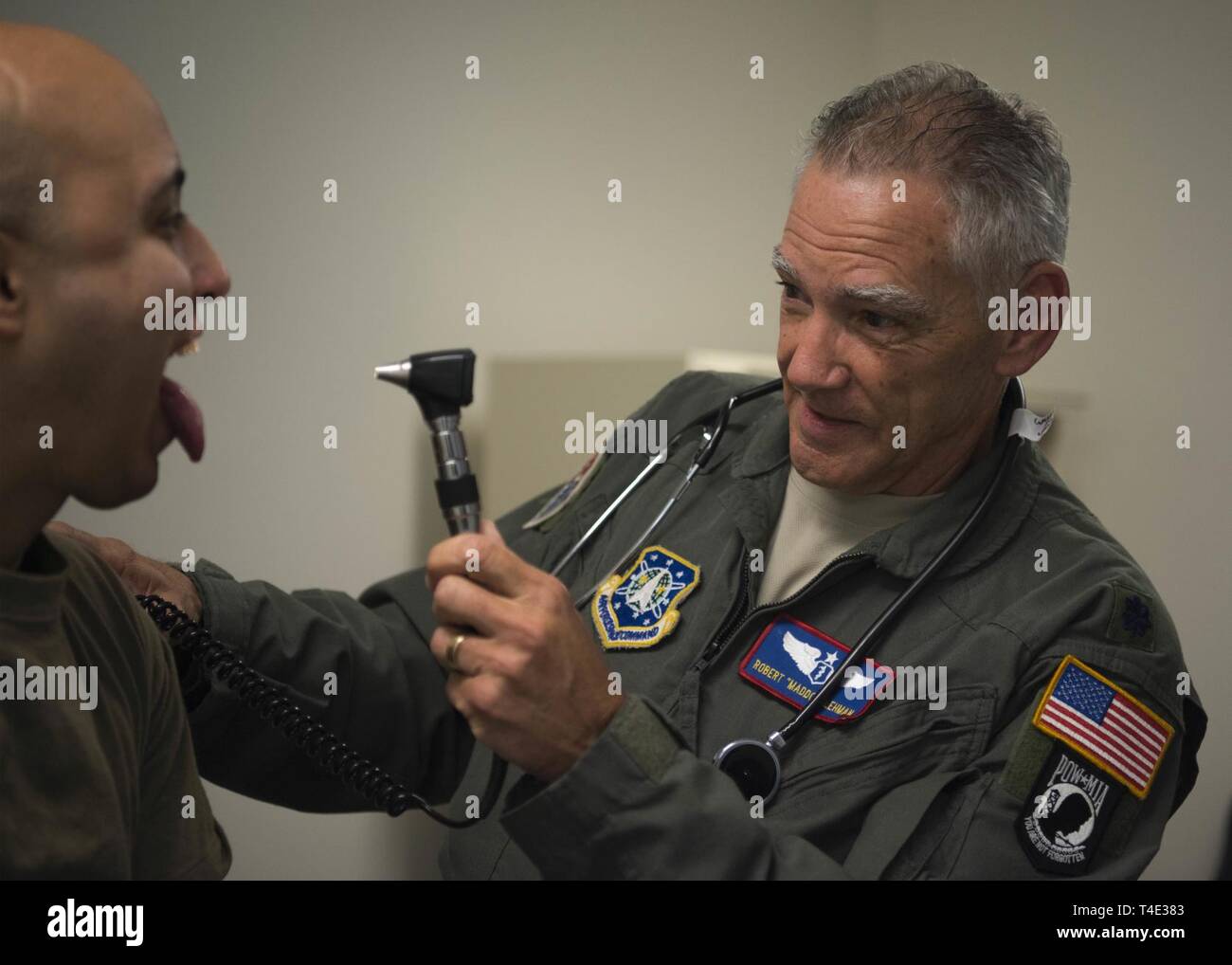 Lt. Col. Robert Lehman, 30th Medical Group Aerospace Medicine chief ...
