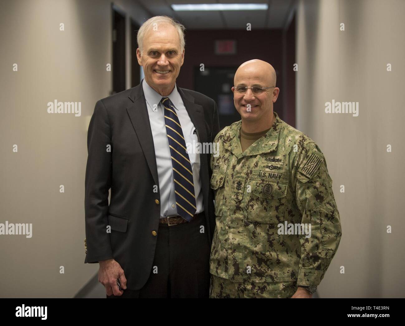 SUFFOLK, Va. (March 28, 2019) Secretary of the Navy Richard V. Spencer ...